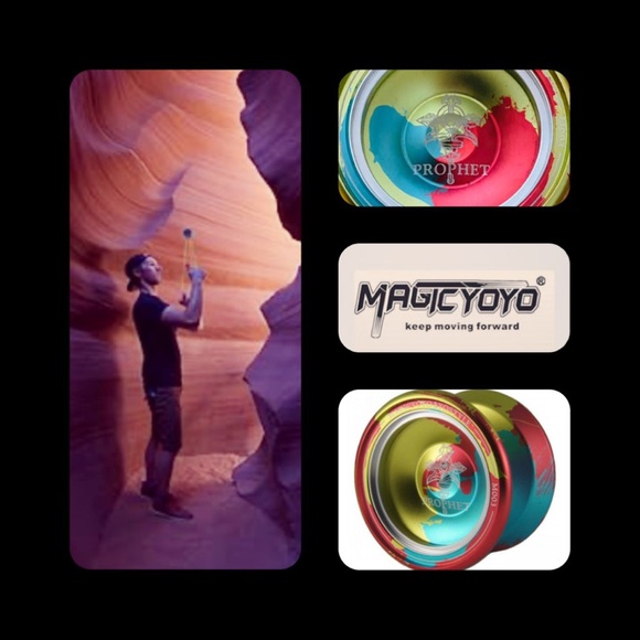 Amazon | Toys | Magic Yoyoyostyle M03 Metallic Yellow Blue Red Prophet ...